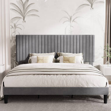 Ebern Designs Akain Upholstered Standard Bed Reviews Wayfair
